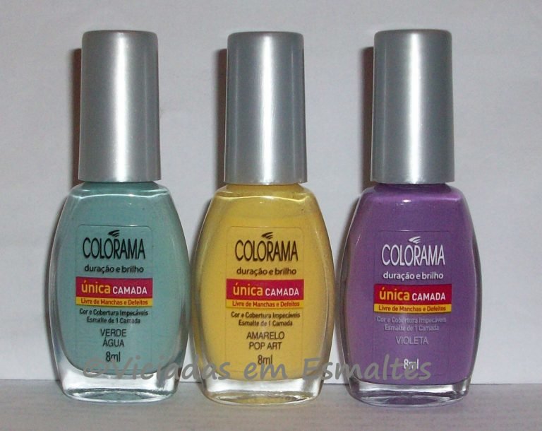 Esmaltes Aquarela Tropical Colorama * Amarelo Pop Art | Viciadas em ...